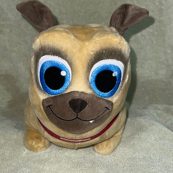Disney | Toys | Disney Junior Rolly Pug Plush Puppy Dog Pals Soft ...